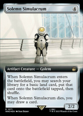 DR Who - Solemn Simulacrum - (Extended Art) NM/M SAD ROBOT ! | eBay