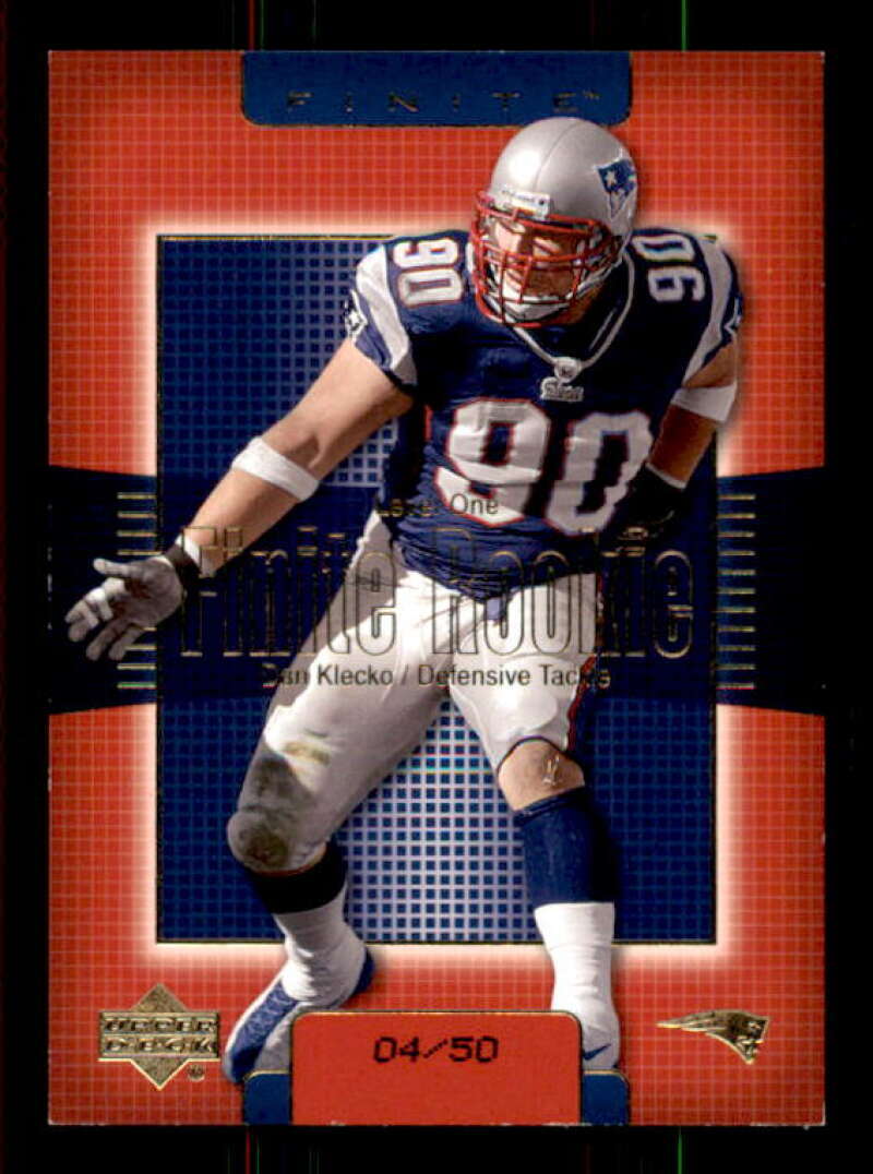 Dan Klecko Card 2003 Upper Deck Finite Gold #228 | eBay