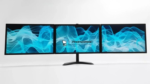 Triple PC Monitor Screen Bundle Setup 3 x 22" P2217H Dell Full HD DP ...