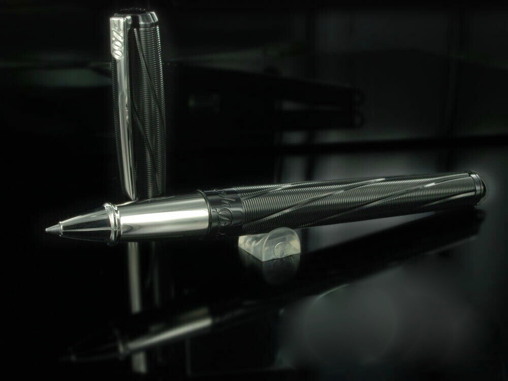 S.T. Dupont James Bond Spectre 007 Black PVD Roller Ball Pen, 142034 ...