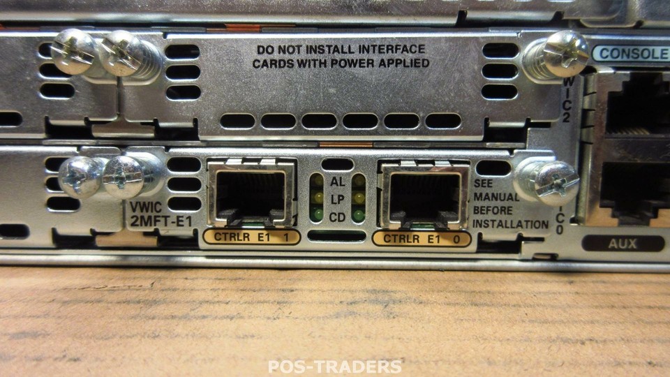 Cisco 3825 v01 - Integrated Services Security Router INCLUDING 1X VWIC ...