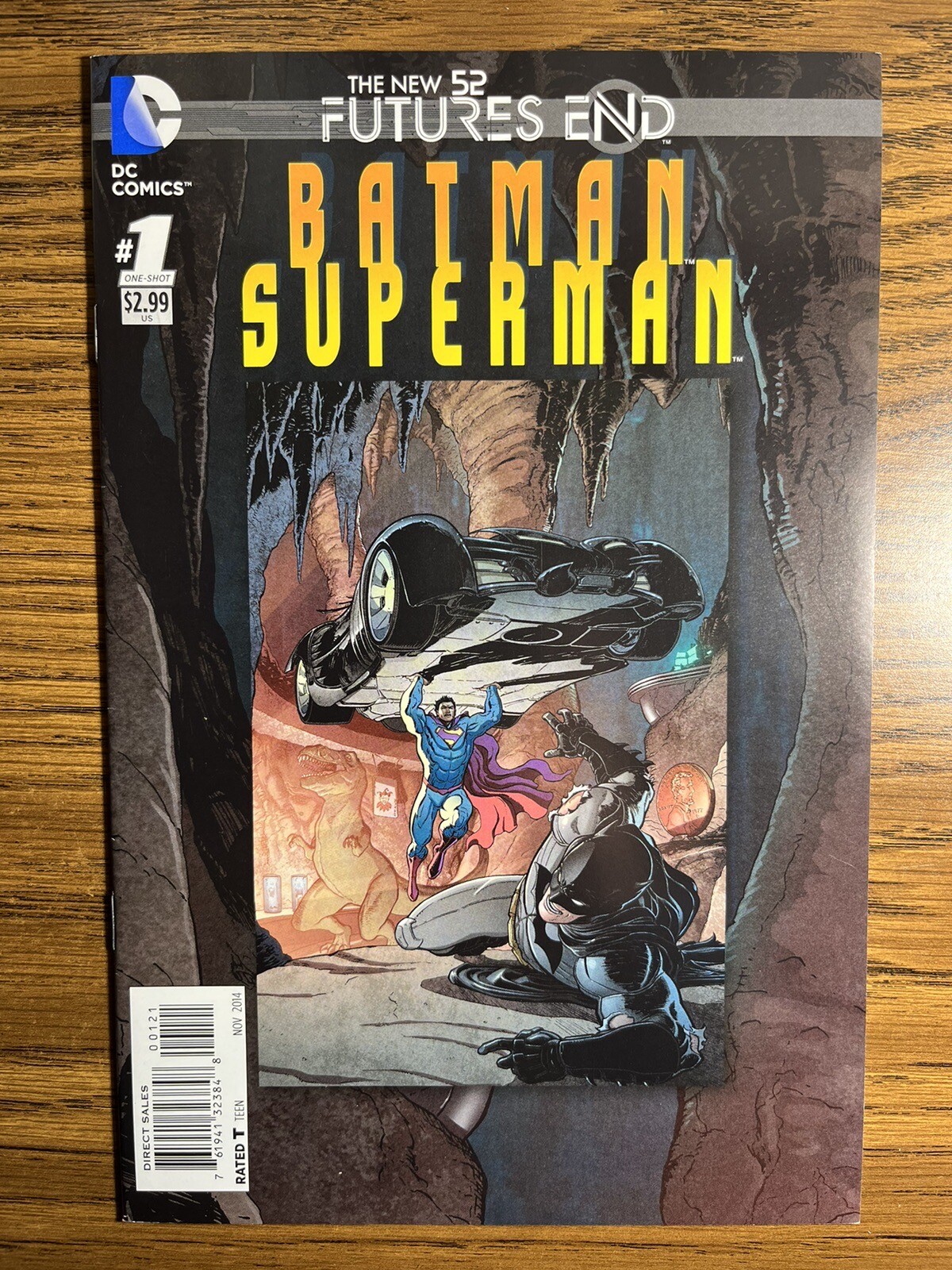 BATMAN SUPERMAN FUTURES END 1 2-D AARON KUDER VARIANT COVER DC COMICS ...