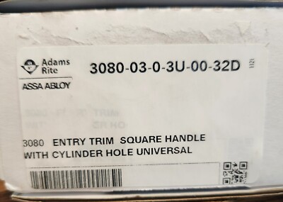 Adams rite 3080-03-0-3u-00-32d entry trim Locksmith | eBay