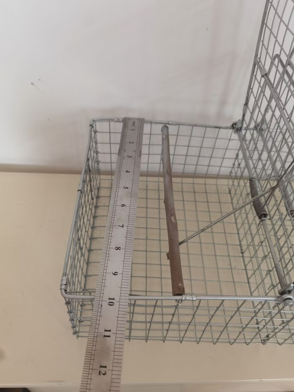 2 Doors Iron Big Birdcage Repeating Trap Cage Hunting Escaped Bird ...