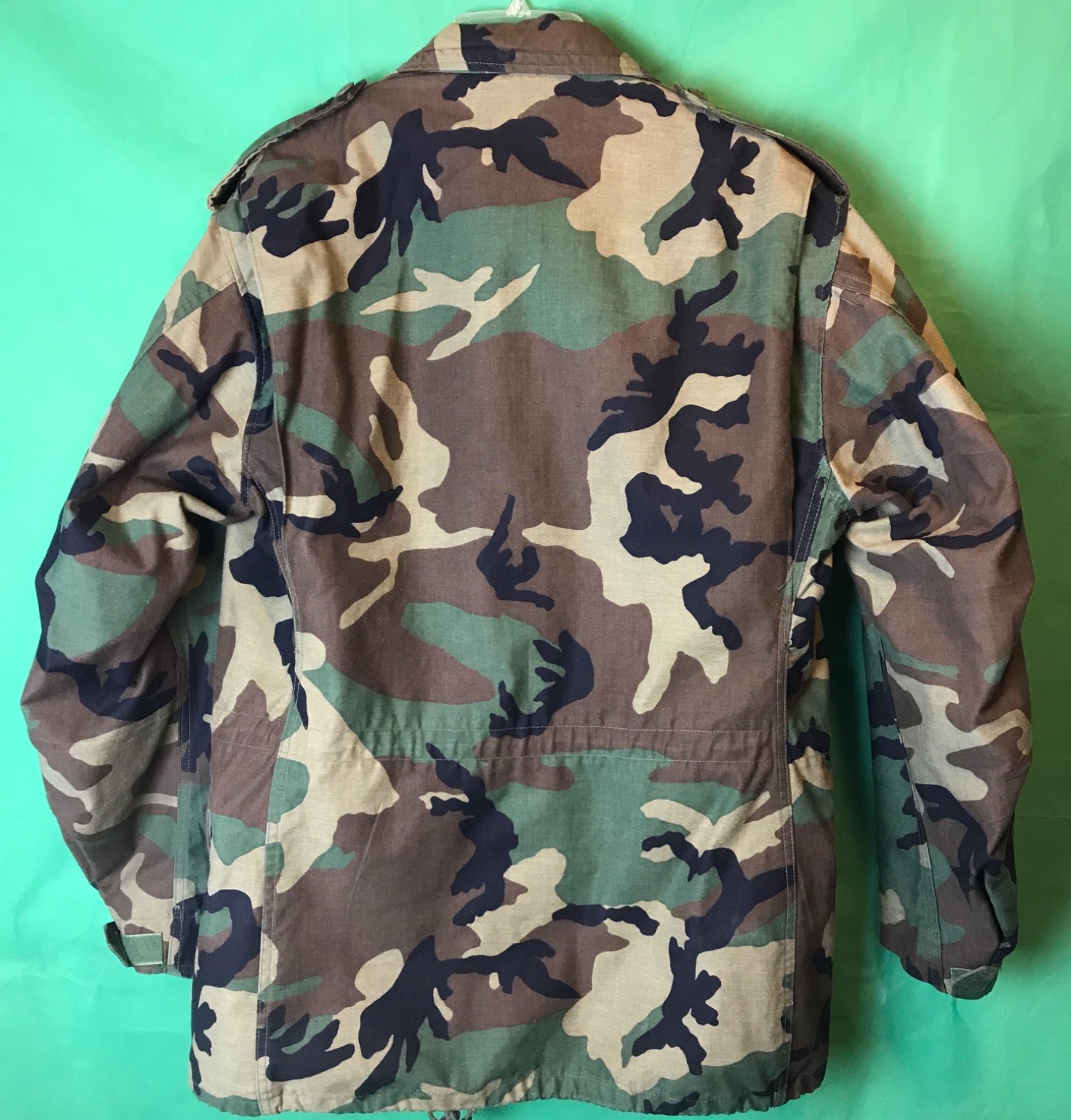 US Army Woodland Camouflage Cold Weather Coat Field Jacket Men’s Medium ...