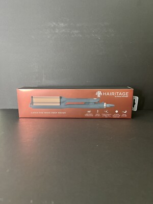 Hairitage by Mindy McKnight Catch the Wave Deep Waver Wavy Curling Iron ...