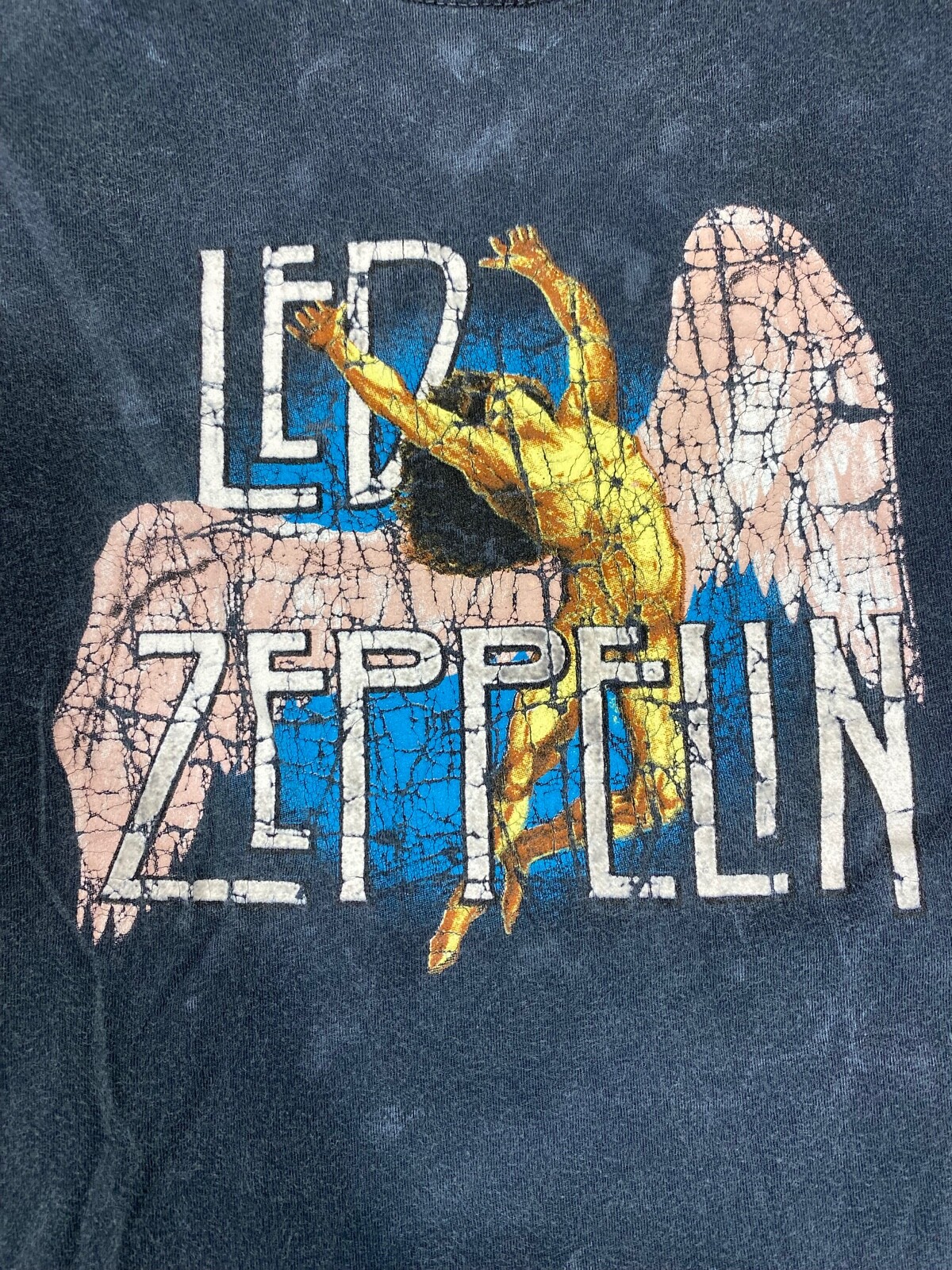 Led Zeppelin Graphic T-Shirt 2003 Made in USA Black Vintage Bravado Tee ...