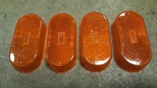 GLO-BRITE 122Y Orange / Amber Marker Light Lens Rv/camper Globrite for ...