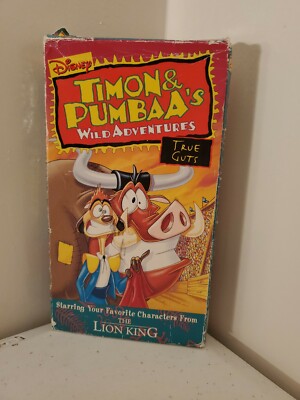 Timon & Pumba's Wild Adventures Volume 3: True Guts VHS the lion king ...