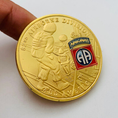 US Military Army 82nd Airborne Division Commemorative Challenge Coin | eBay