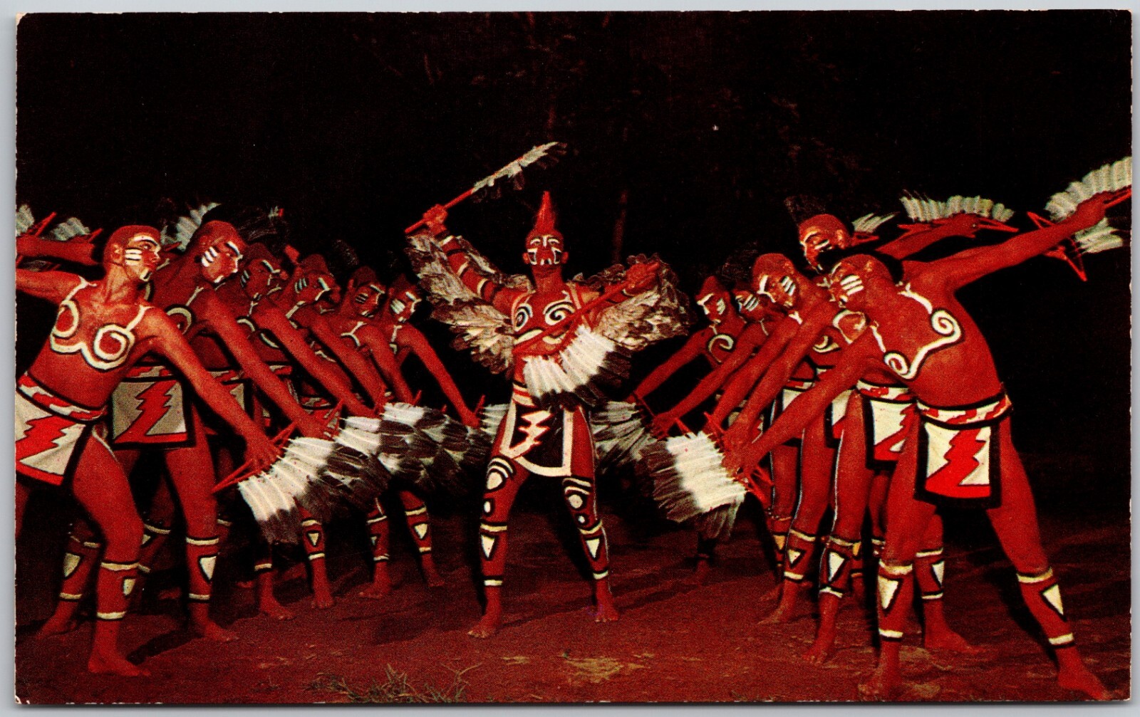 Cherokee Eagle Dance - Cherokee Indian Reservation North Carolina Postcard 5226 | eBay