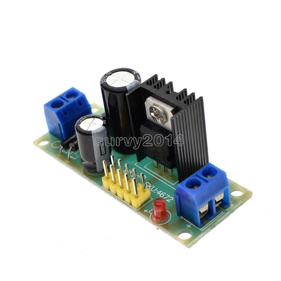 5pcs L7805 LM7805 Step Down Converter 7.5V-35V to 5V Regulator Module ...