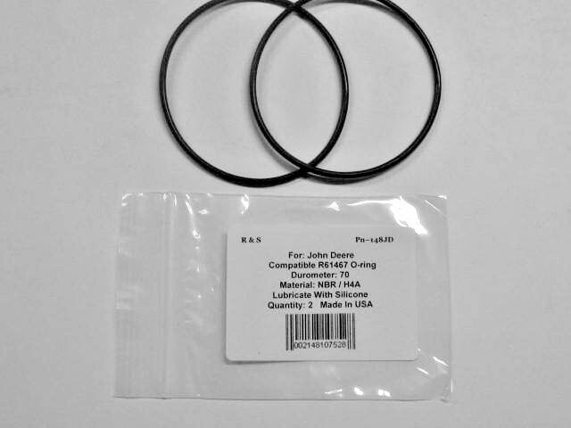 2 Compatible John Deere R61467 O-rings / R&S 148JD / H4A Material | eBay