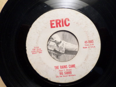 ERIC 45 RECORD/BIG SAMBO HOUSE WRECKERS/AT THE PARTY/THE RAINS CAME/ VG ...