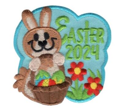 Girl Boy EASTER 2024 '24 Bunny Patches Crest Badge SCOUTS GUIDES Egg ...