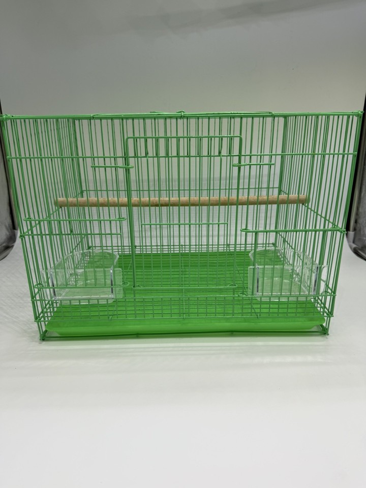 Stackable Rectangle Flight Cage Parakeet Canary Finch Bird Cage Blue ...