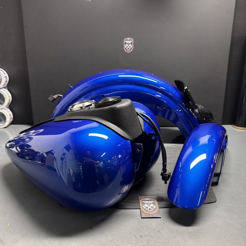 Harley Davidson Dyna Fxdx Tin Set Tank Fenders Dash Fuel Gauge ...