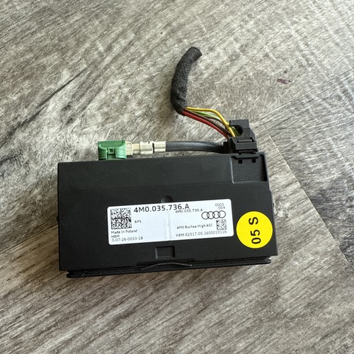 2018 AUDI Q7 CENTER CONSOLE DUAL USB AUX JACK PORT 4M0035736A OEM #A | eBay