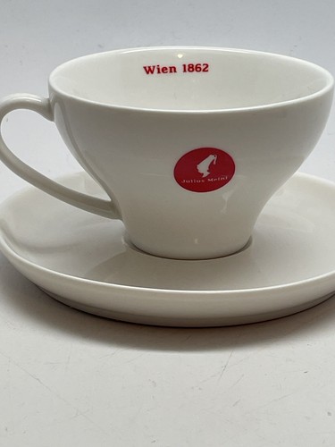 Julius Meinl Trend Large/Latte/Coffee/Porcelain Cup And Saucer/White ...