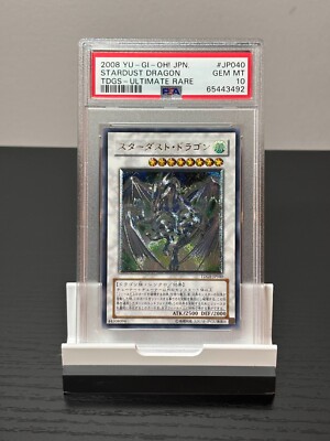 YU-GI-OH! JAPANESE STARDUST DRAGON ULTIMATE RARE TDGS-JP040 PSA 10 GEM MINT | eBay