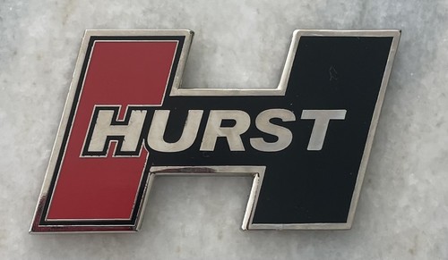 HURST PEWTER METAL NOS EMBLEM | eBay
