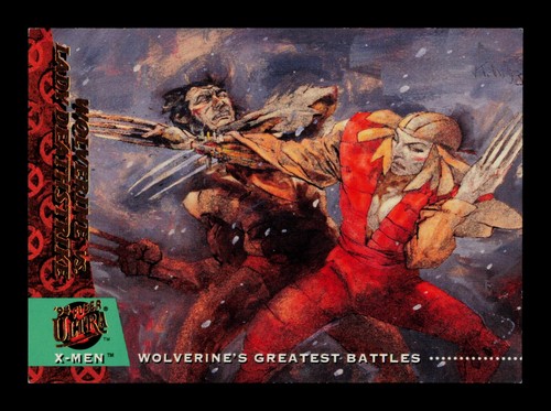 Wolverine VS Lady Deathstroke 149 Marvel Comics 1994 Trading Card TCG ...