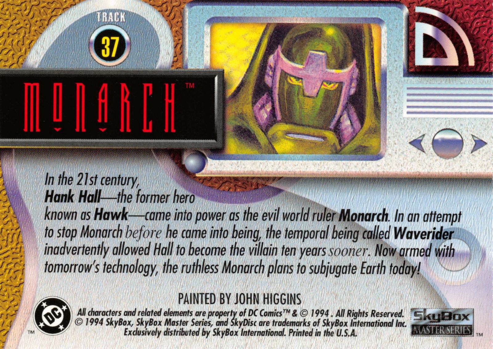 MONACH / DC Comics Master Series (1994) BASE Trading Card #37 | eBay