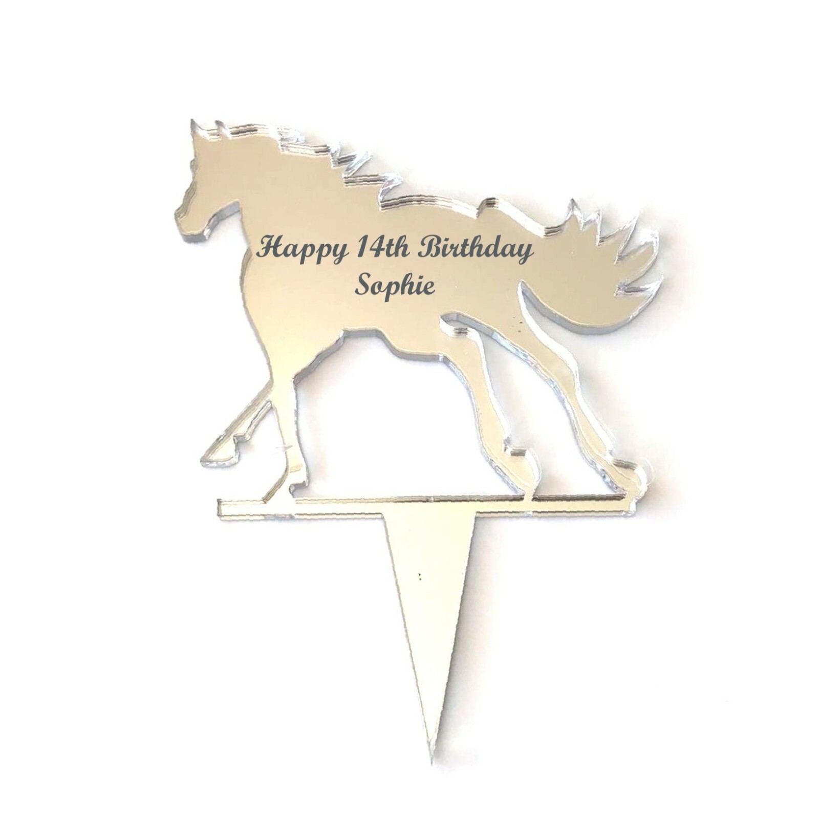 Cantering Horse Cake Toppers, Various Colours, Sizes & Personalised Optionen | eBay