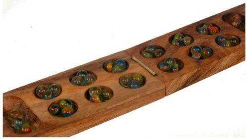 Handmade Indonesian Wooden Sungka Congkak Kalaha Traditional Boardgame ...