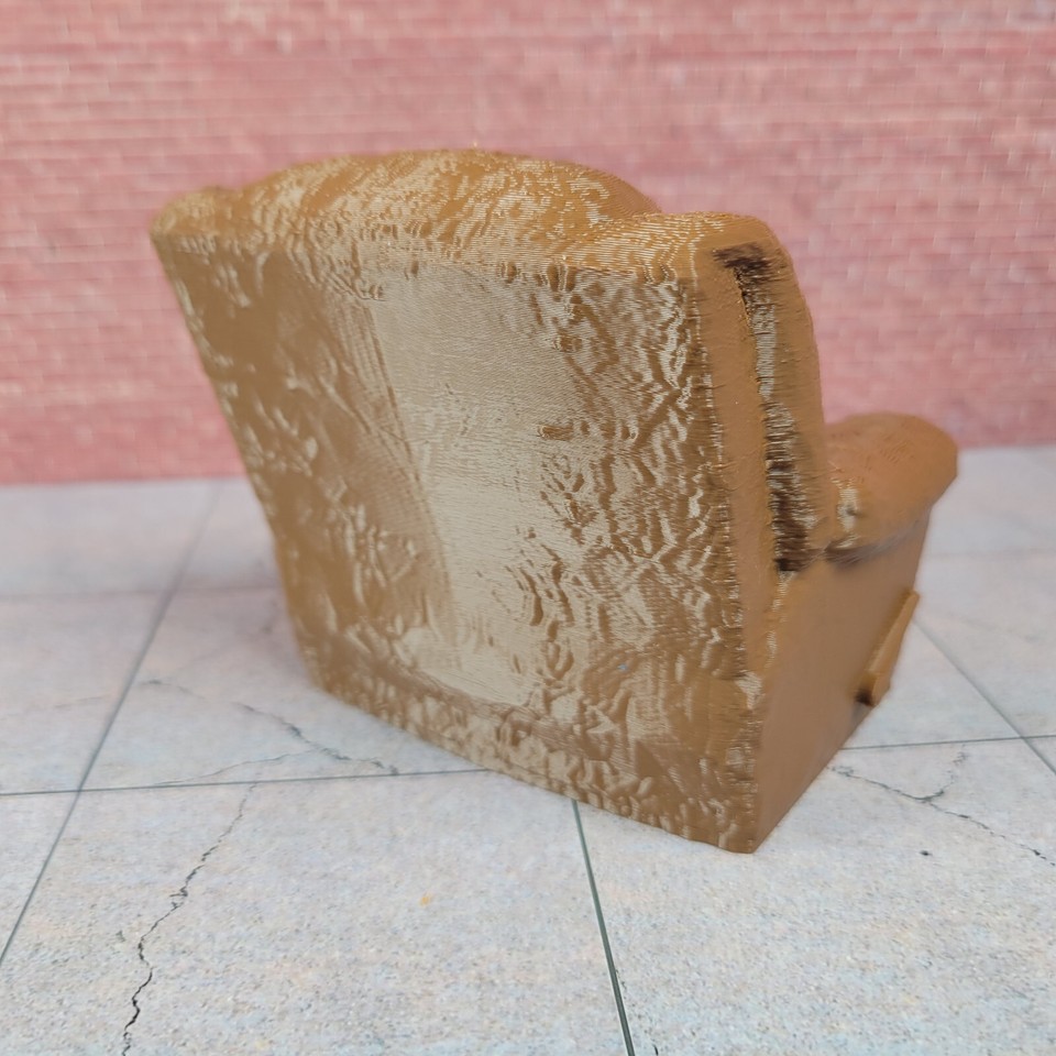 Recliner Chair Model Prop 1/12 Scale Display Diorama Dollhouse ...