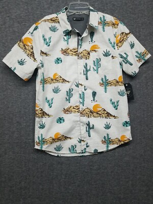 Mens RF Brand Shirt Western Theme, 100% Cotton , Size S | eBay