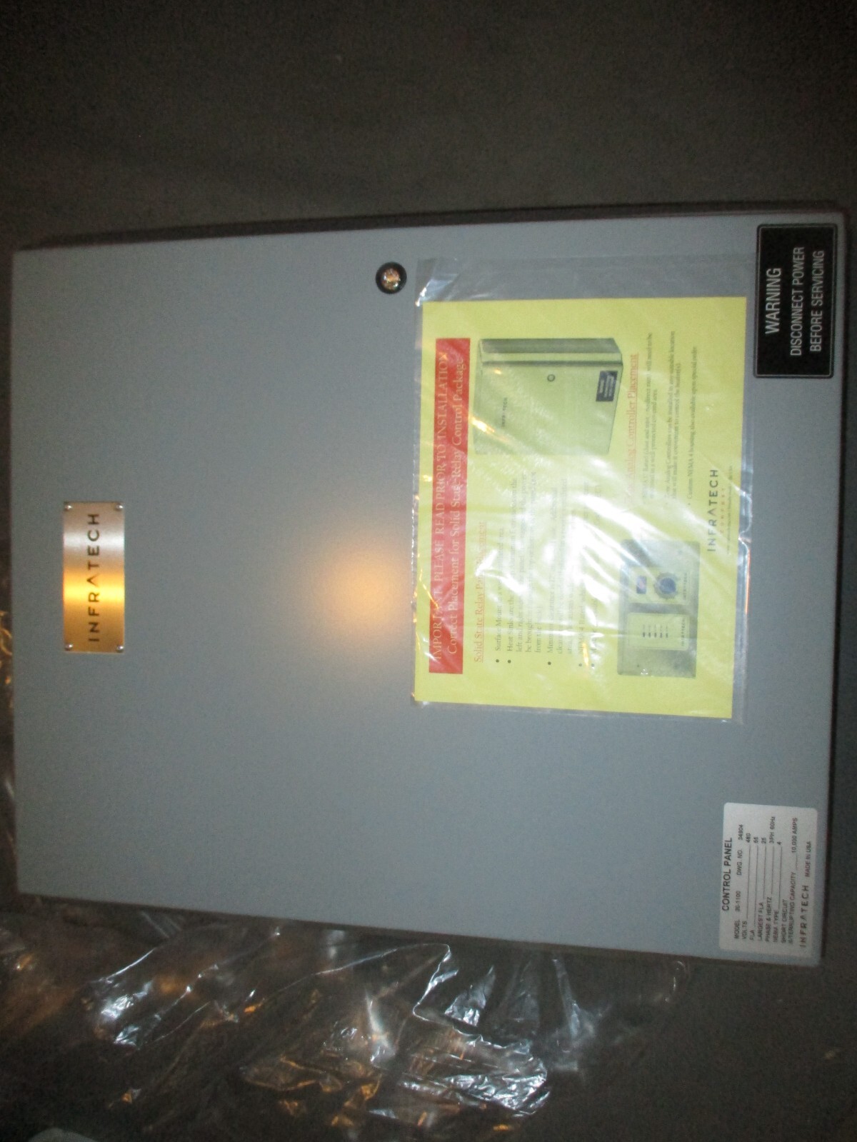 INFRATECH 30-1100 , 7 ZONE INFRARED PATIO HEATER CUSTOM 3 PHASE CONTROL ...