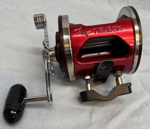 Penn 500 Jigmaster w/ Red Tiburon Frame & Reel Seat | eBay