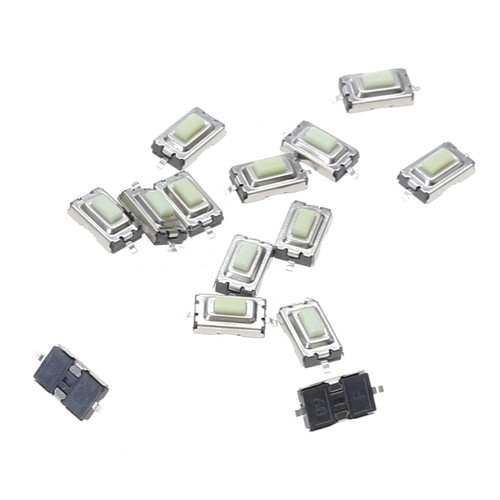 100 Pcs 3x6x2.5mm Momentary Tact SMT Push Button Micro Switch 2 Pin ...