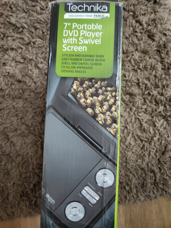 Technika 7"portable Dvd Player With Swivel Screen | eBay UK