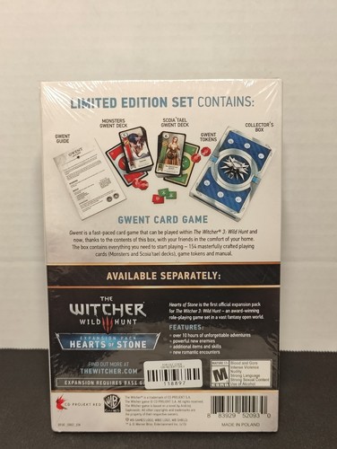 The Witcher 3: Wild Hunt Hearts of Stone Gwent Card Deck Set (Complete ...
