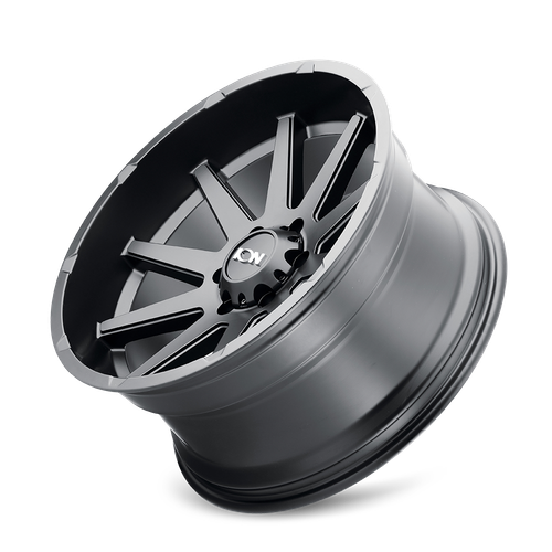 4 New 20X10 Ion Alloy 143 Black-Matte Wheel/Rim 6x139.7 ET-19 143 ...