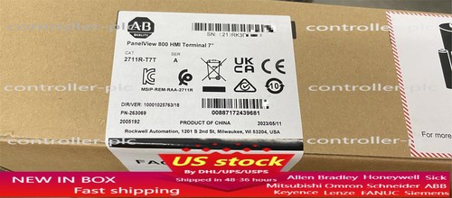 2711R-T7T Allen-Bradley PanelView 800 7-Inch HMI Terminal【New and ...