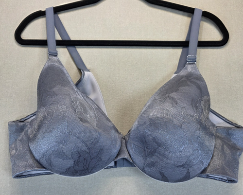 Cacique Bra Lightly Lined Full Coverage 42C Blue/Gray Great Shape | eBay