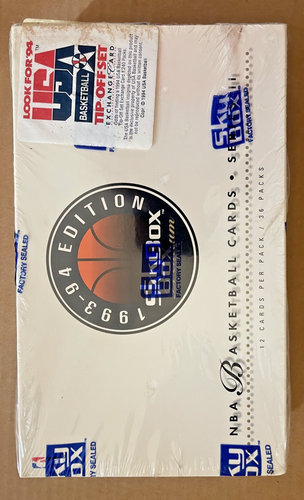 1993/94 SKYBOX PREMIUM SERIES II 2 NBA BASKETBALL HOBBY BOX 36 PACKS ...