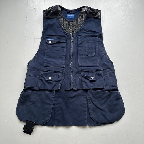 Skillers Fisherman Hunting Multi Pocket Vest cargo Size Large Blue ...