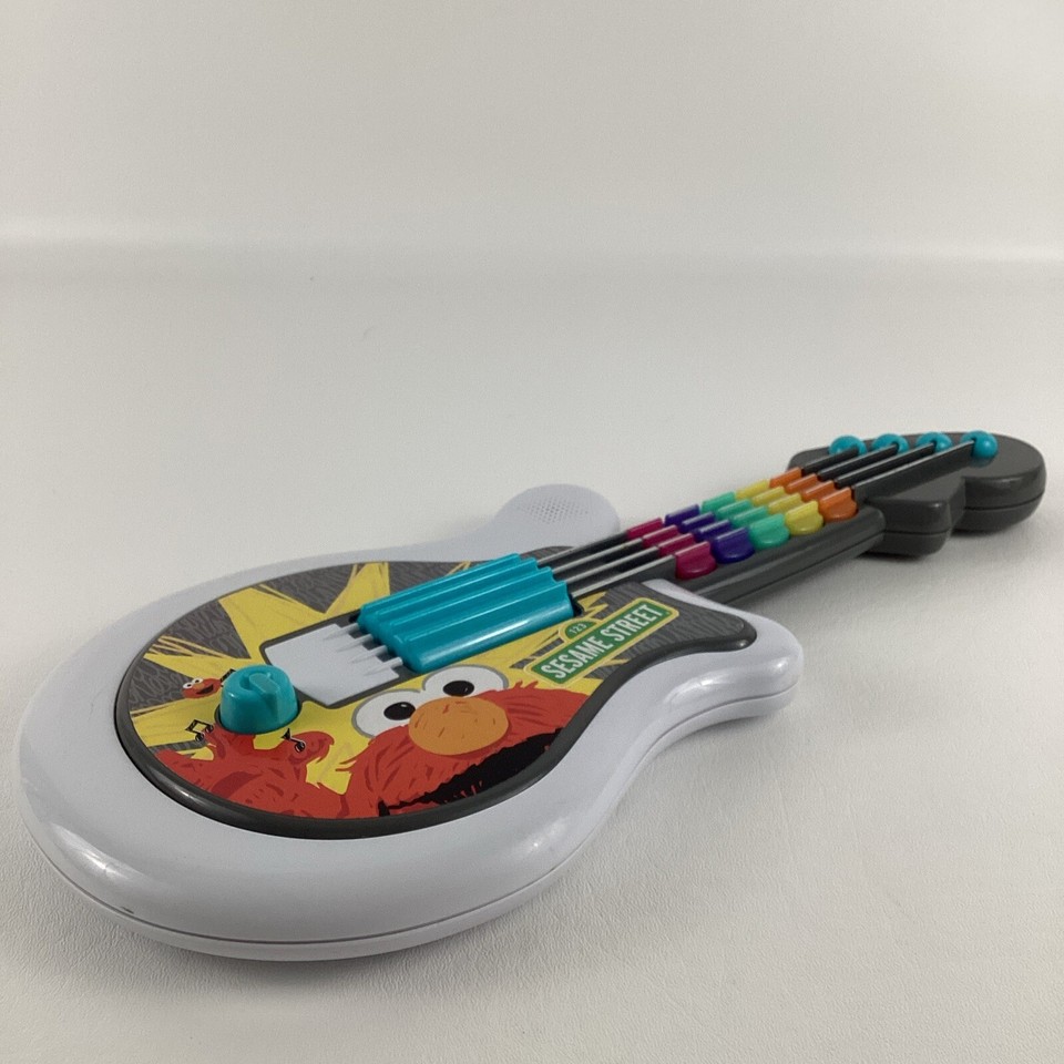 Sesame Street Let's Rock Elmo Guitar Musical Instrument Muppet Toy 2010 ...