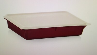 Tupperware Snack N Store Lg. Container - Bordeaux -NIP | eBay