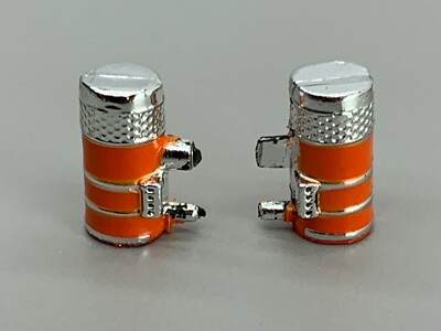 1/64 DCP PARTS ORANGE/CHROME PETERBILT 379/389 AIR CLEANERS | eBay