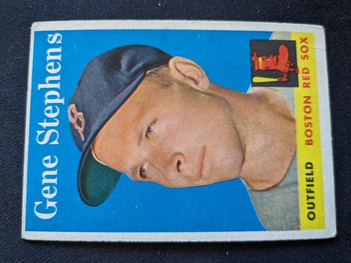 1958 Topps Baseball Card # 227 Gene Stephens - Boston Red Sox (VG) | eBay