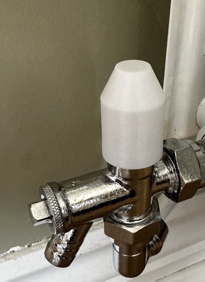 4 Lockshield Radiator Valve Caps Covers - Durable PetG Material - Free ...