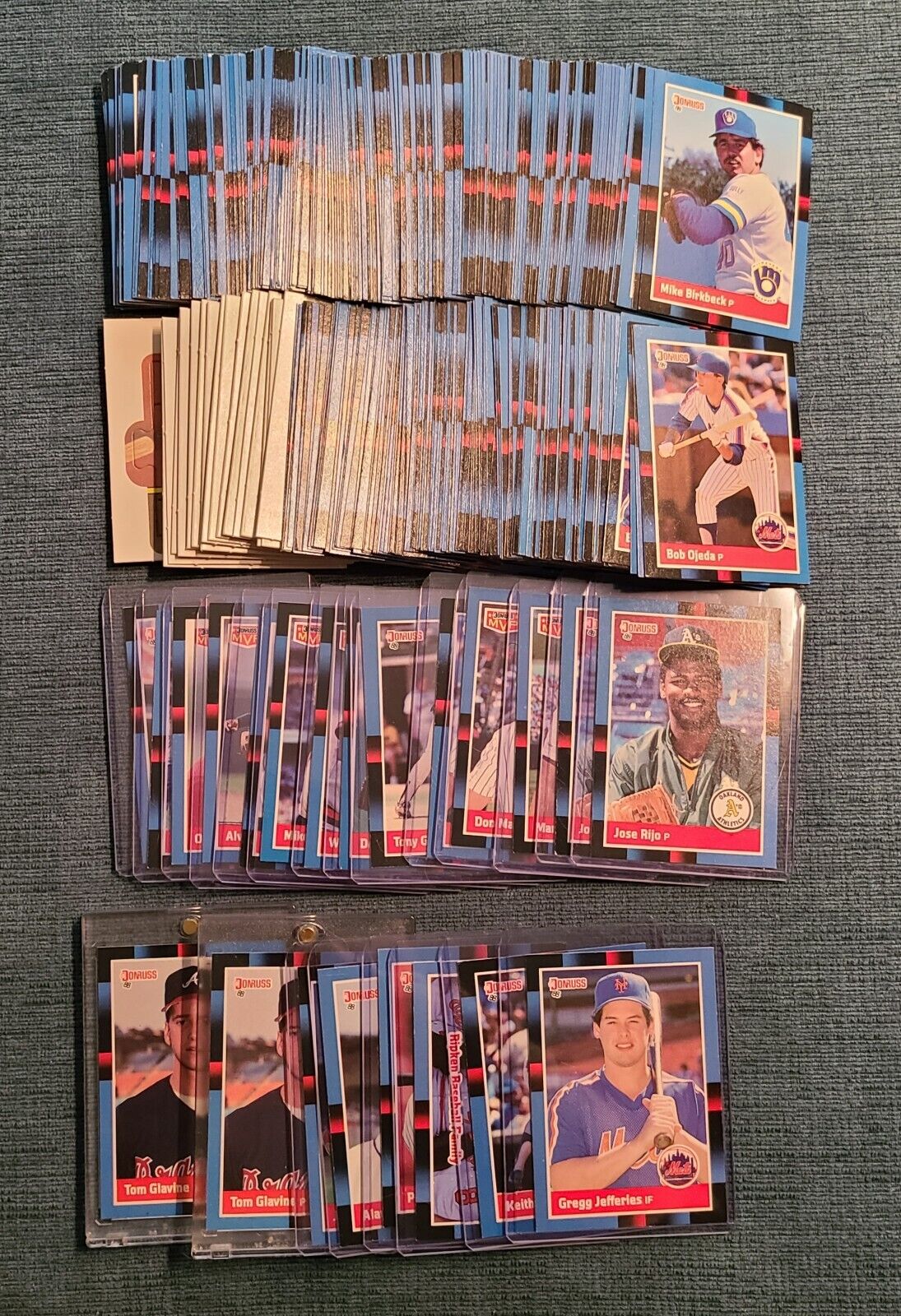 1988 Donruss Baseball Cards - Lot of 272 Cards ~ Hall of Famers, MVPs ...