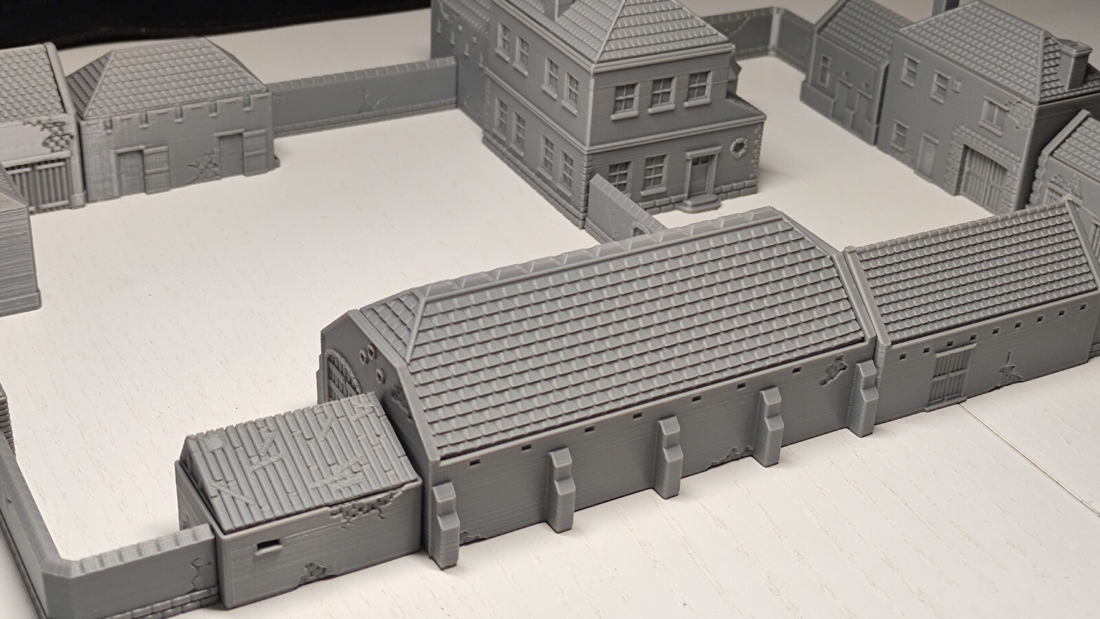 10mm Scale Table Top Wargaming Buildings - Hougoumont farm from ...
