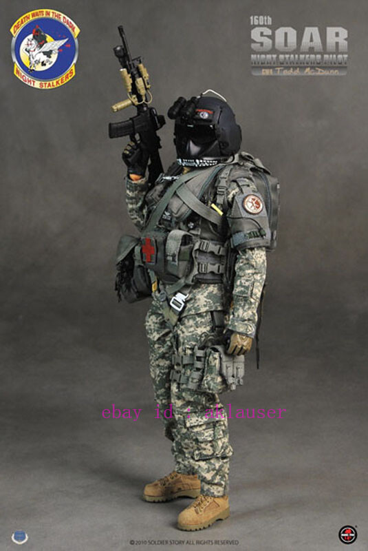 Soldierstory 1/6 Ss046 160th Soar Night Stalkers Pilot Action Figure ...