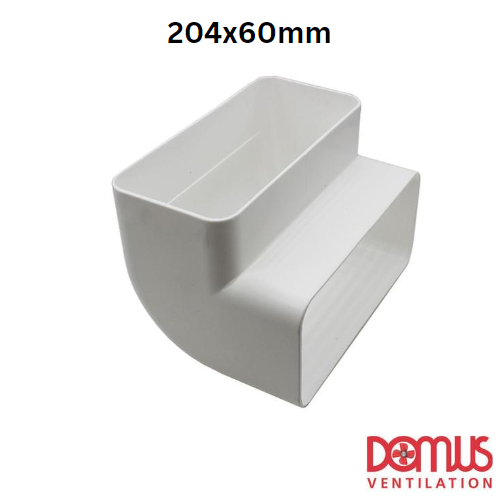 RECTANGULAR DUCTING 90 DEGREE VERTICAL BEND - 110x54mm, 204x60mm and ...